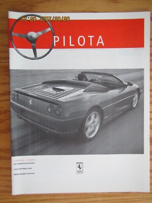 Ferrari Owners Club Newsletter PILOTA January 1999 Original Excellent ...