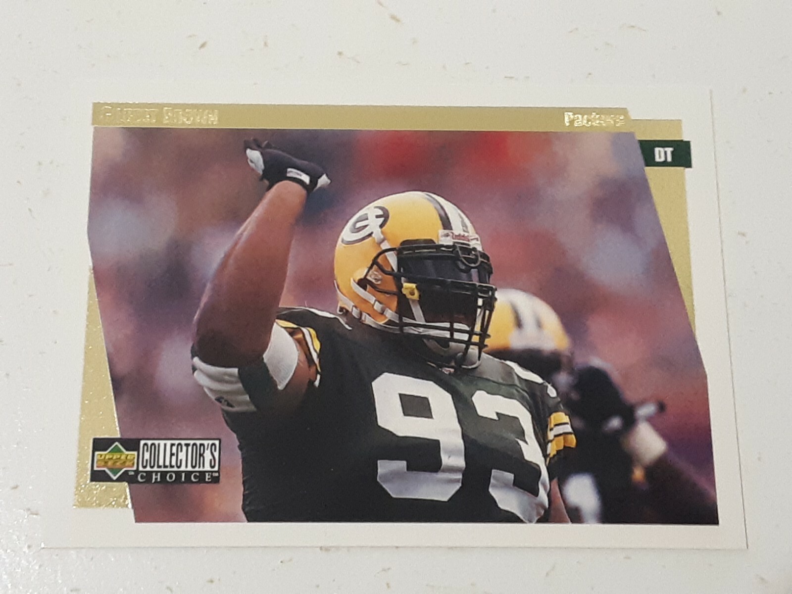 Gilbert Brown Green Bay Packers 1997 Upper Deck Collector's Choice Card ...