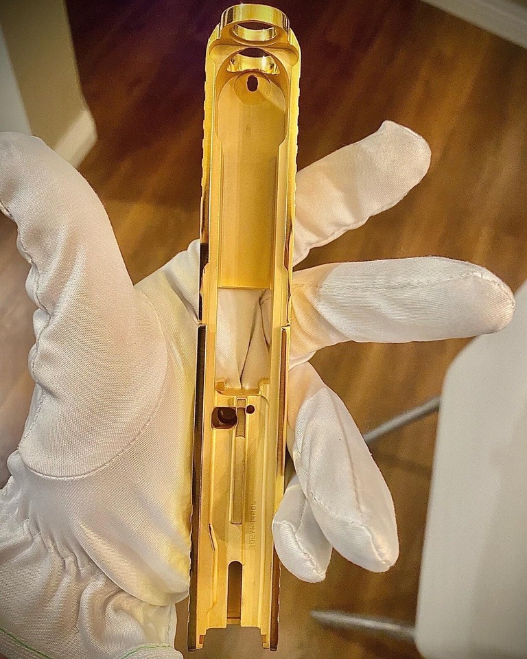 LuckeyPolishing 24k Gold Plating Mirror Polish SERVICE ALL GIock Pistol ...