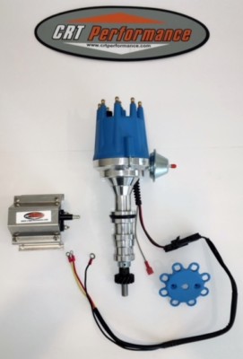 Ford FE 352-360-390-427-428 Small Cap HEI Distributor BLUE + 60,000v E ...