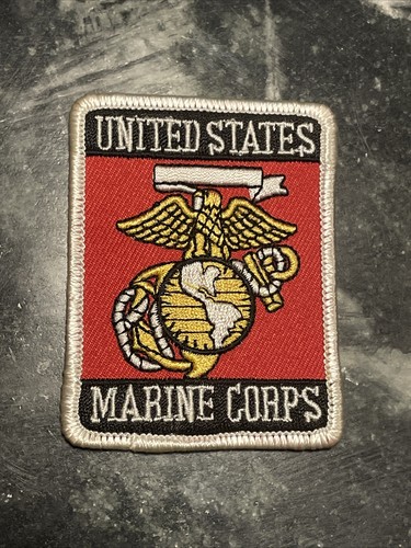 U.S. Marines USMC logo eagle anchor globe red PATCH iron on 3” | eBay