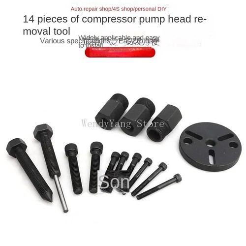 14pc/lot Air Condition A/C Compressor Clutch Remover Black Puller ...