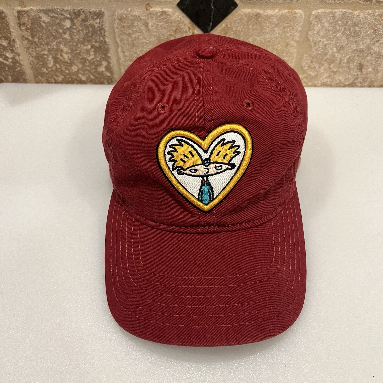 Nickelodeon Hey Arnold Heart Baseball Cap Leather Str… - Gem