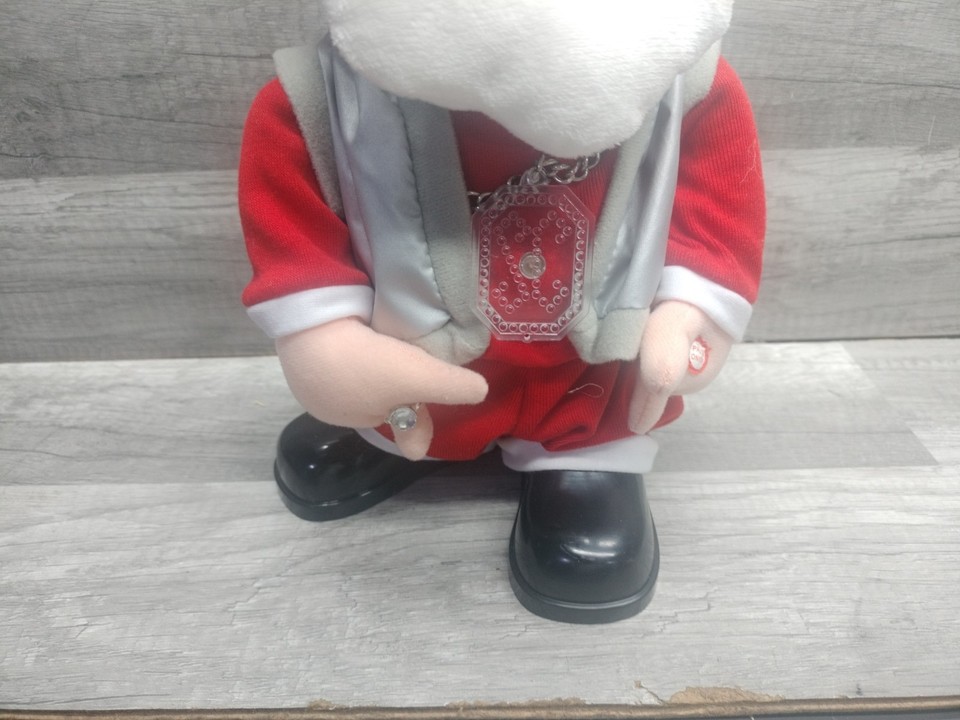 GEMMY Hip Hop Rapping CHRISTMAS Santa Claus "Getting Jiggy With It" | eBay