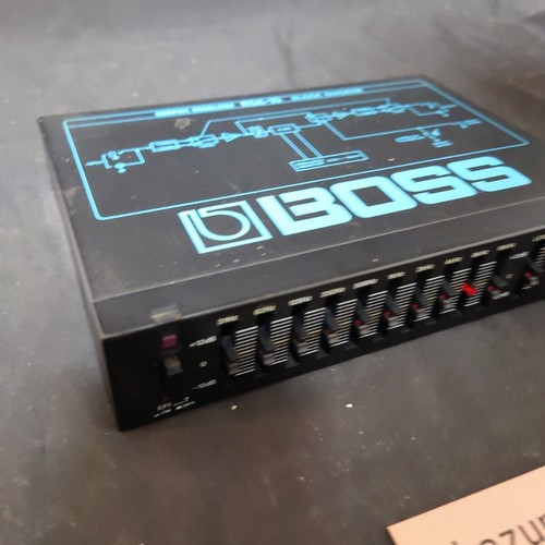 boss rge-10 graphic equalizer micro rack unit only good item japan free ...
