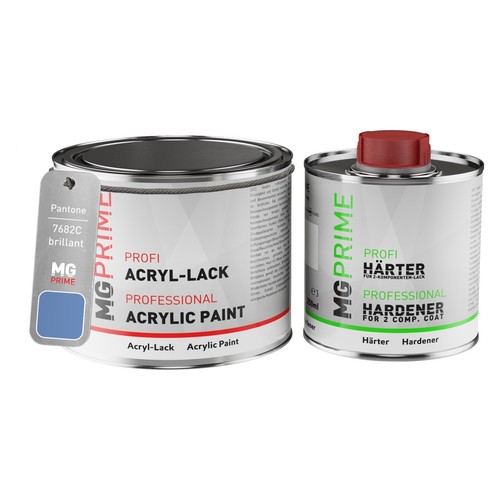 Pantone 7682C Blue Peinture acrylique brillante Pot de 0,75 litre ...