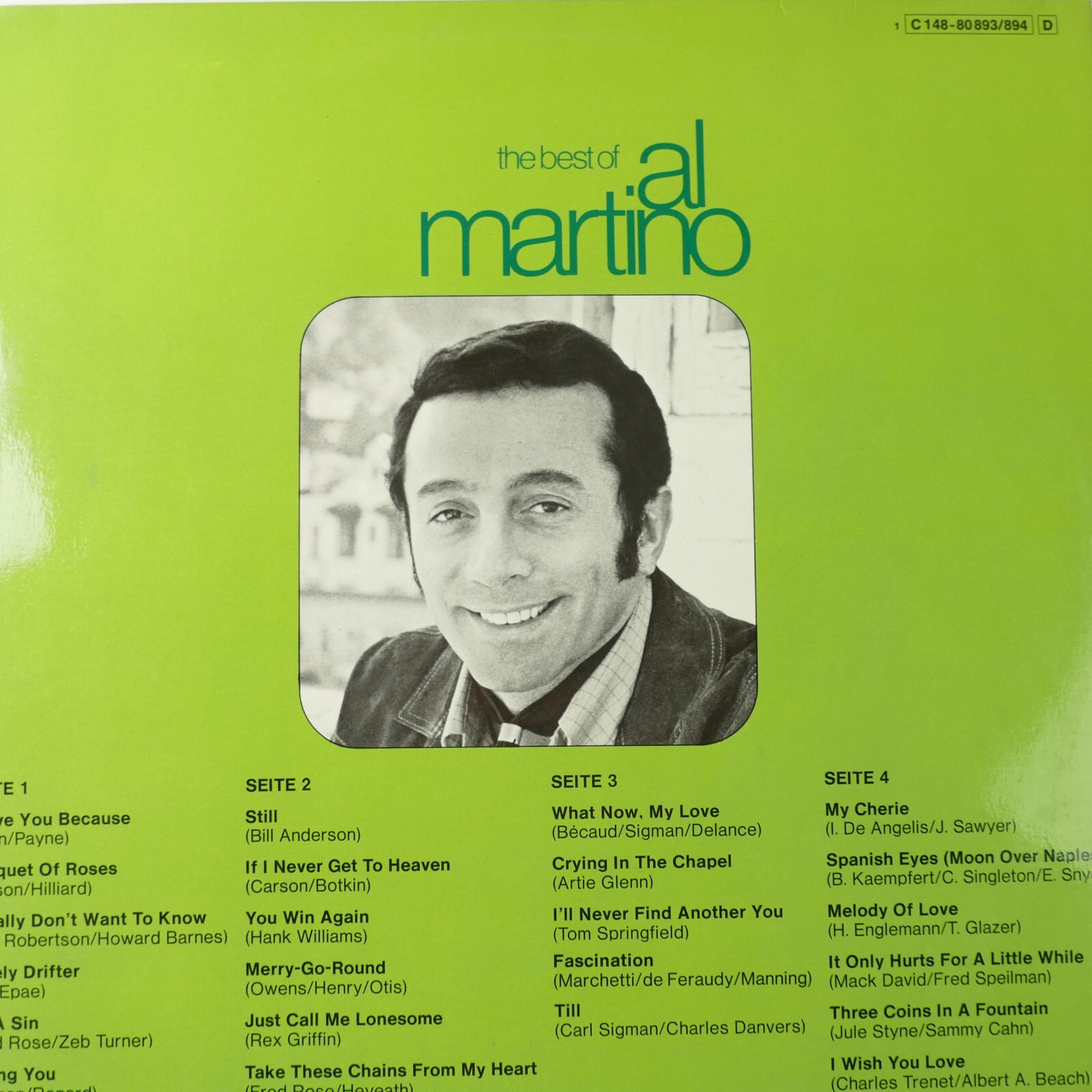 Al Martino The Best of EMI 1C148-80893/894 LP-7904 | eBay.de
