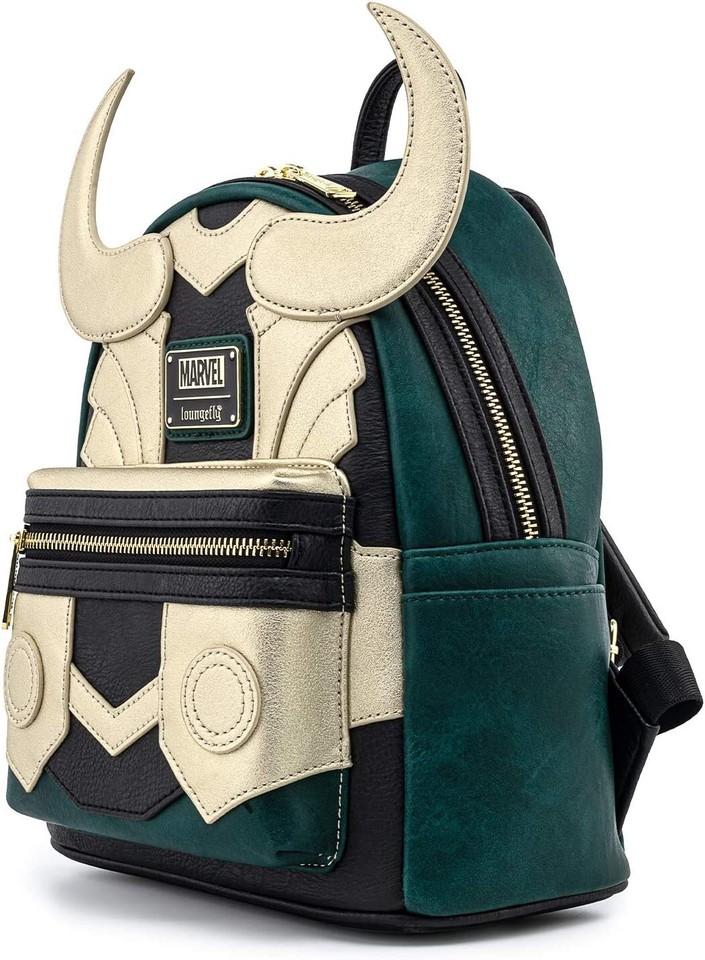 Loungefly Marvel Loki Cosplay Faux Leather Mini Backpack **AUTHENTIC ...