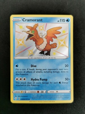 CRAMORANT SV030/SV122 ⭐ | HOLO | Shining Fates | Pokemon Card TCG ...