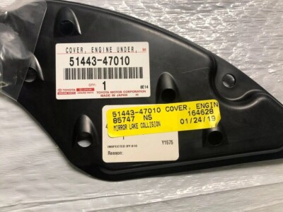 Toyota Genuine Cover engine under no.3 5144347010 New OEM Part 51443 ...