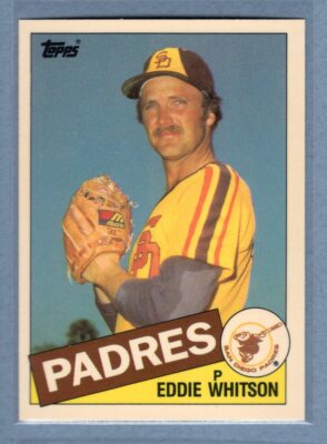 1985 Topps Tiffany #762 Ed Whitson NM | eBay