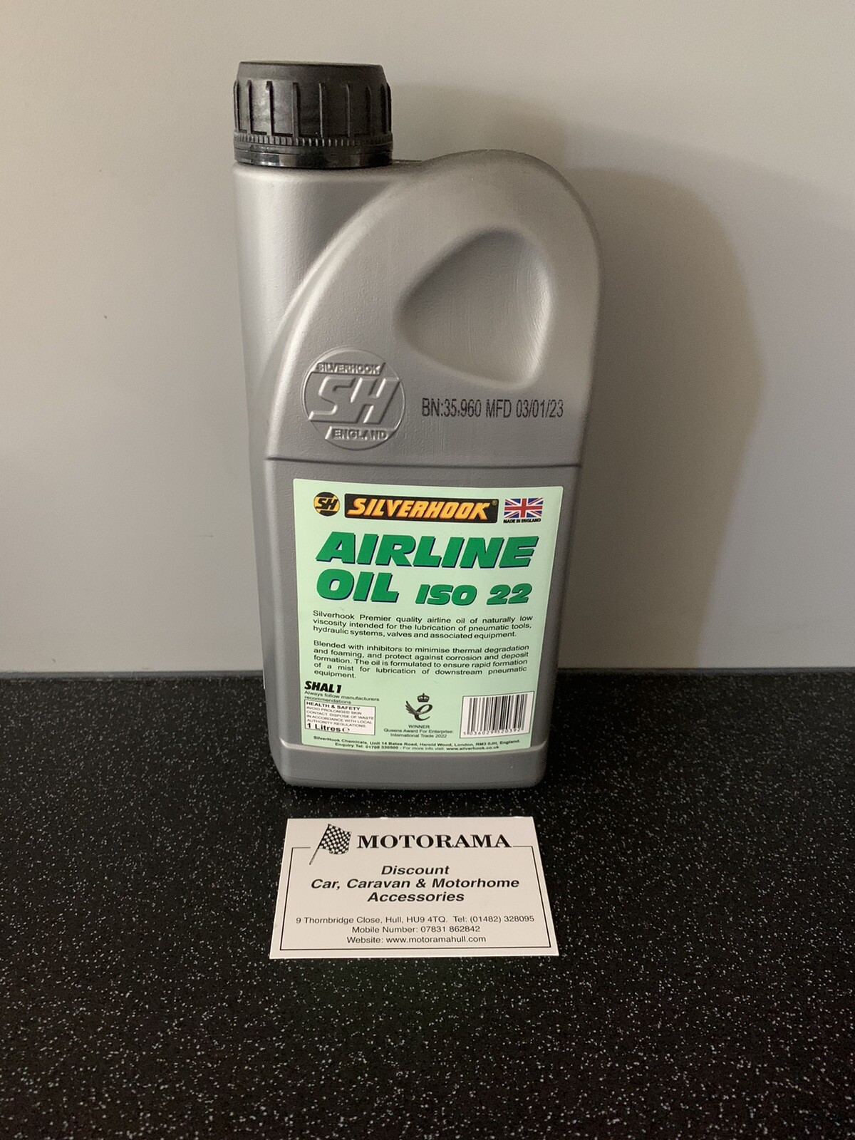 Silverhook SHAL1 ISO 22 Airline Oil 1 Liter for sale online | eBay UK