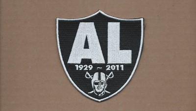 NEW 3 3/4 X 4 INCH AL DAVIS OAKLAND RAIDERS MEMORIAL IRON ON PATCH FREE ...