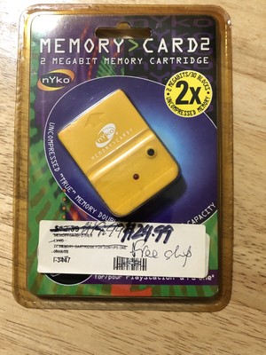 Nyko 2 Mb Memory Card Cartridge For PlayStation & PS One | eBay