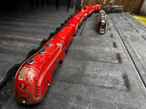 Vintage Marx train sets. Red Marx, Commodore Vanderbilt, Pullman 547 | eBay