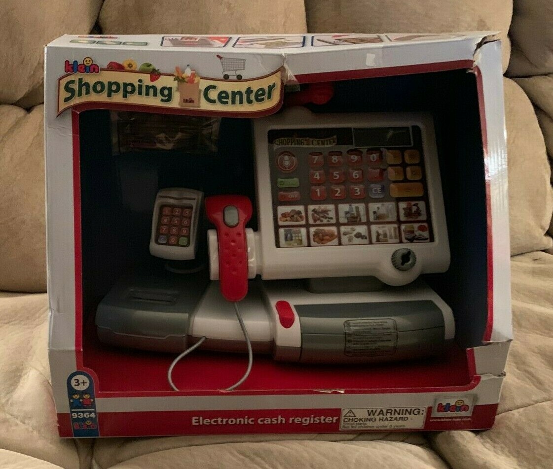 Klein Shopping Center Electronic Cash Register Pretend Play Toy HTF | eBay
