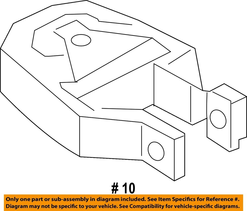 FORD OEM 15-19 Escape Engine Trans Mounting-Trans Mount AV6Z6068B | eBay
