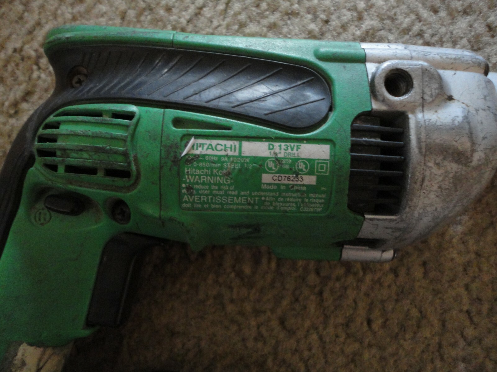 Hitachi D13VF 1/2" Drill | eBay