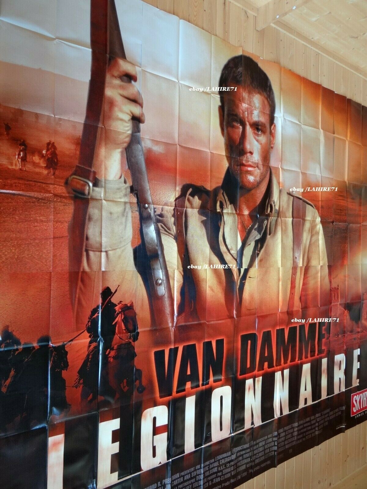 jean claude van damme LEGIONNAIRE movie poster french BILLBOARD 8 ...