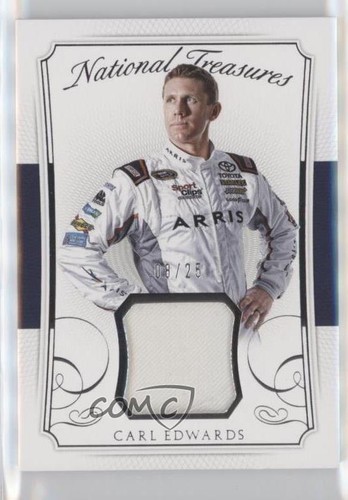 2016 Panini National Treasures - Firesuit Materials #FM-CA Carl Edwards ...