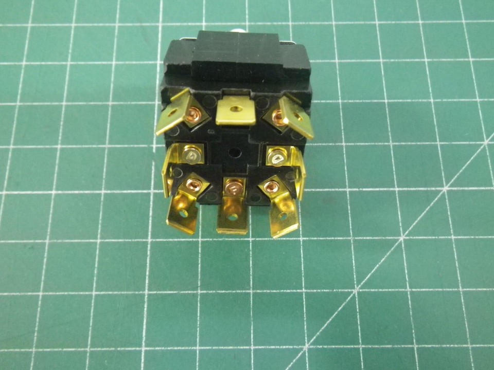 NEW OEM SEA RAY SWITCH TOGGLE CHROME WITH BLUE INDICATOR DPDT PART ...