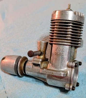 FOX 25 CONTROL LINE ENGINE, SHINEY CASE, VERY GOOD CONDITION | eBay