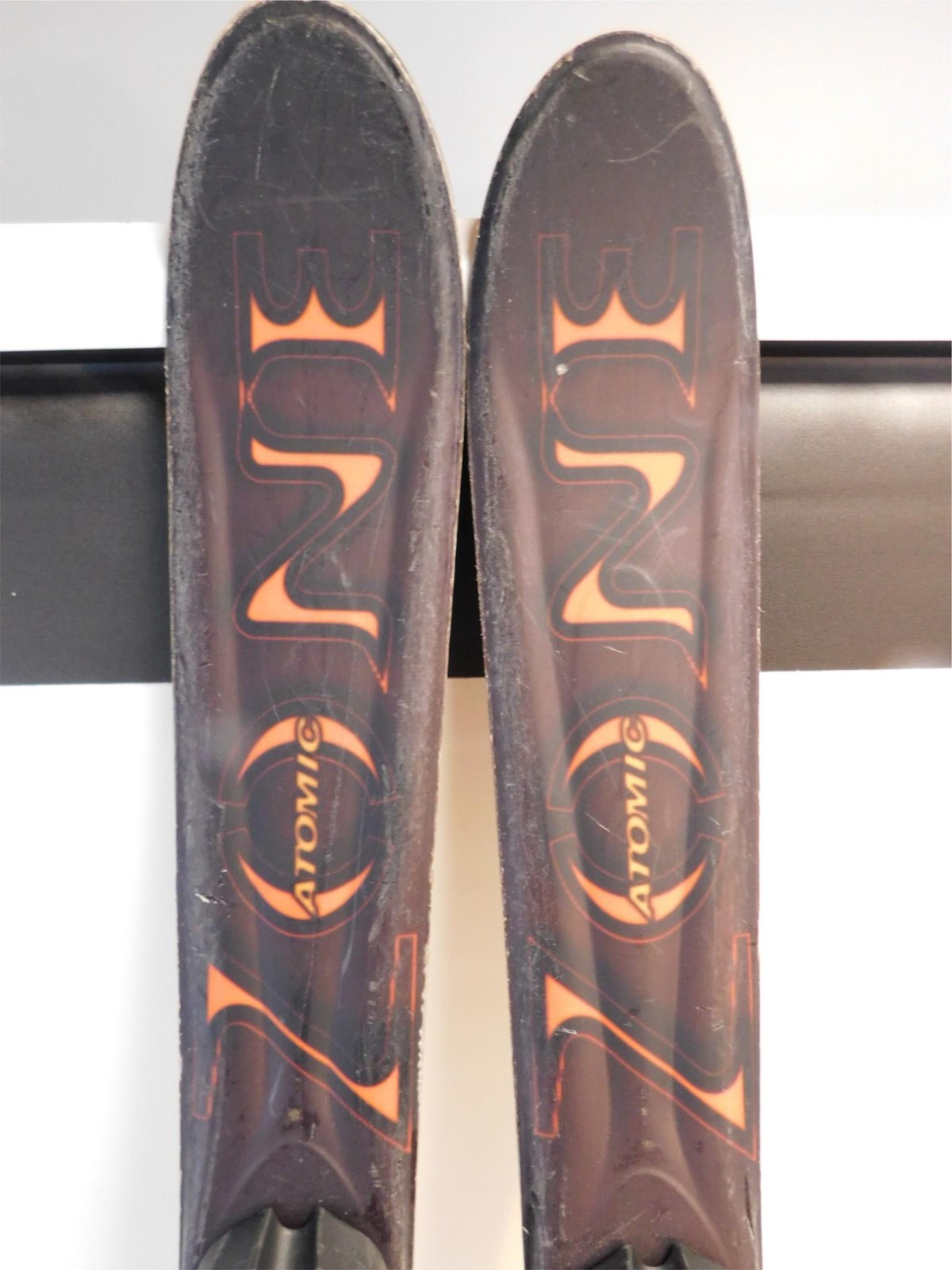 Preowned ATOMIC free zone Snowblades 99 cm Mini Trick Skis Snow blades ...