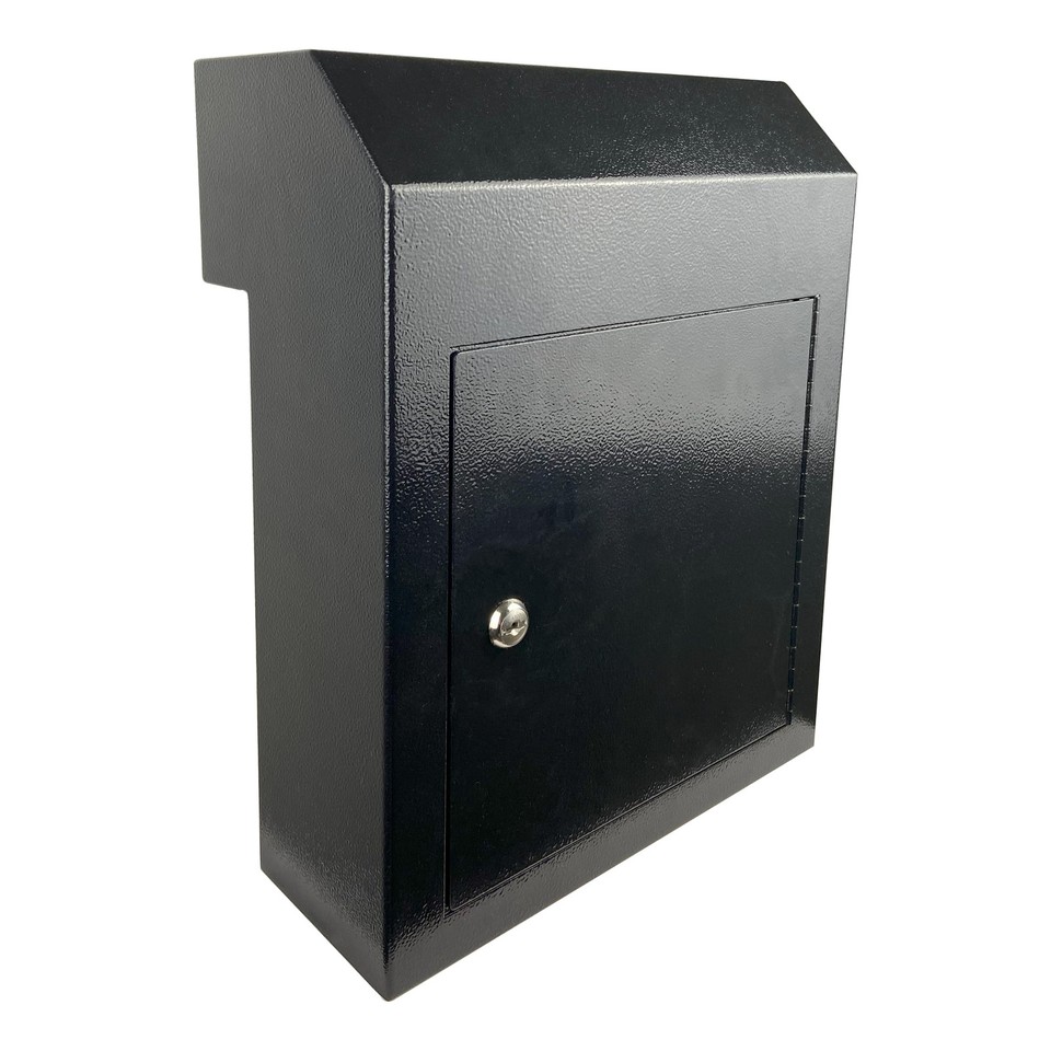 Rainproof Heavy Duty Mailbox Door Drop Box, Galvanized Steel ...