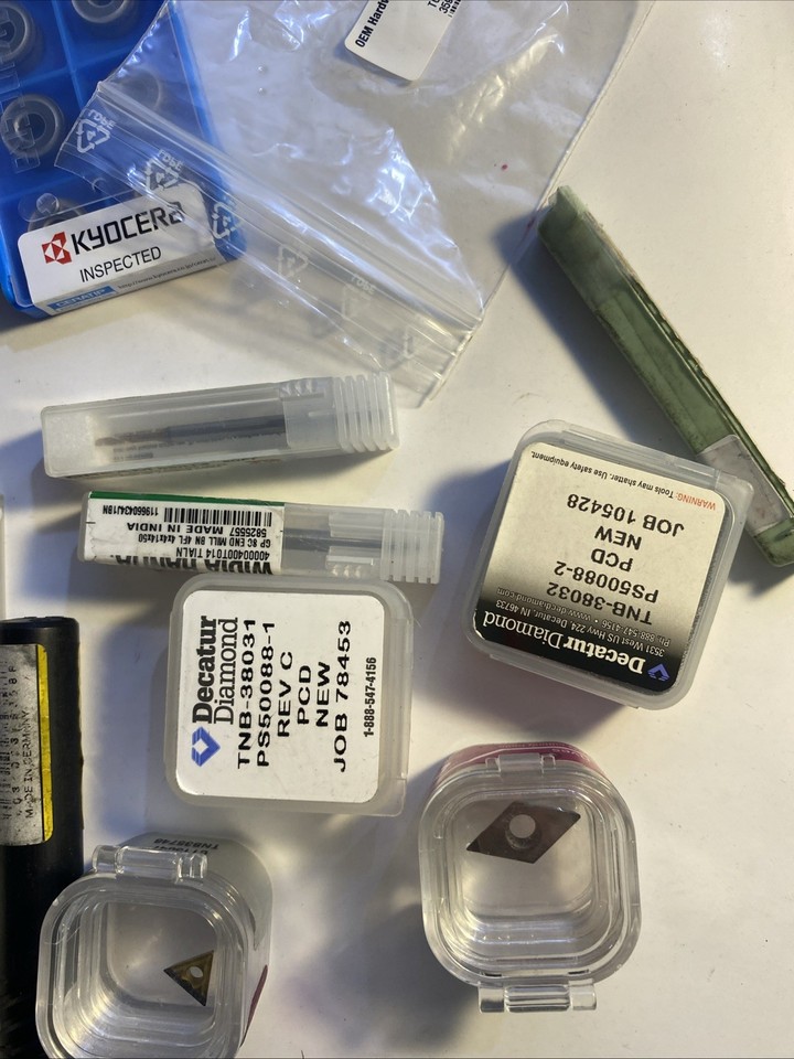 Mixed Machining Tool Lot Inserts Endmills Drills Carbide NIB !! | eBay