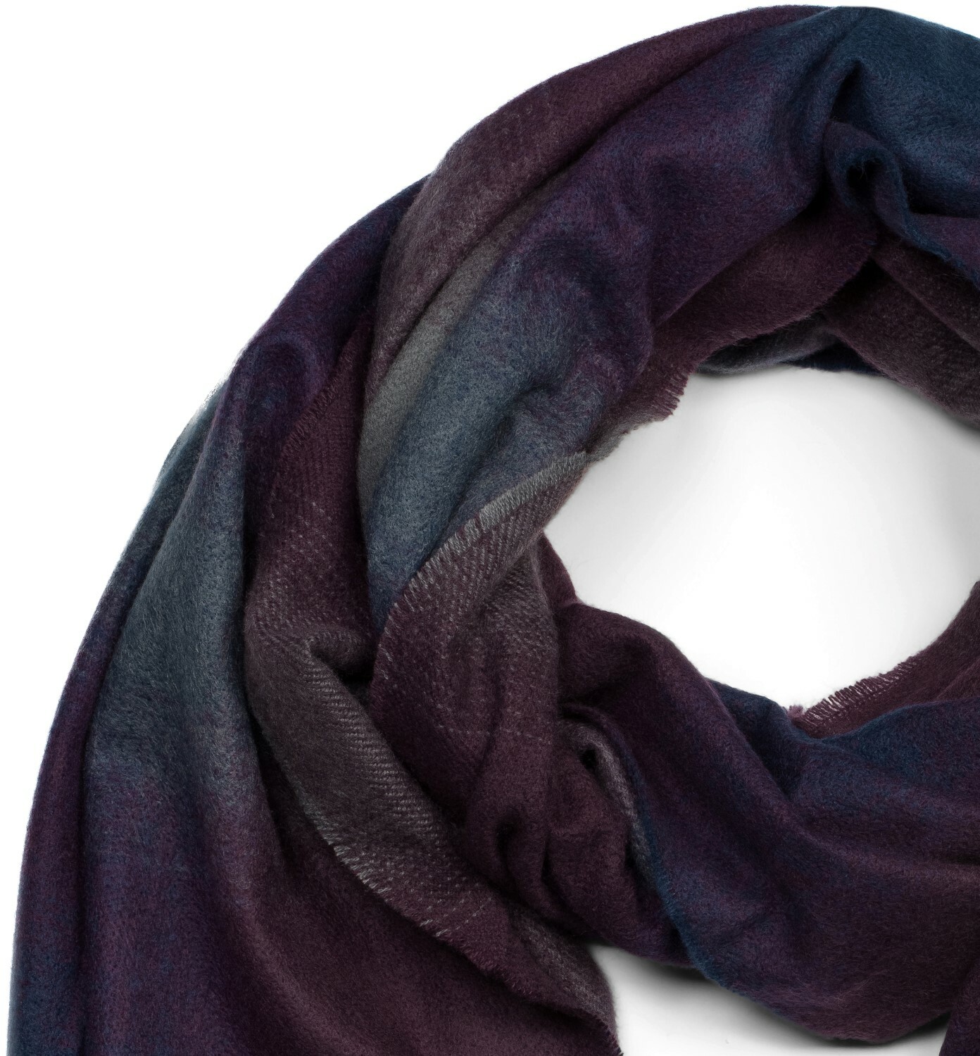 Unisex Schal Karo Muster Fransen, Winter, Stola, Feinstrick Strickschal ...