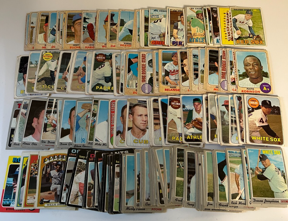 Huge Vintage Topps Baseball Card Collection Lot of (486) - 1957 to 1975 ...