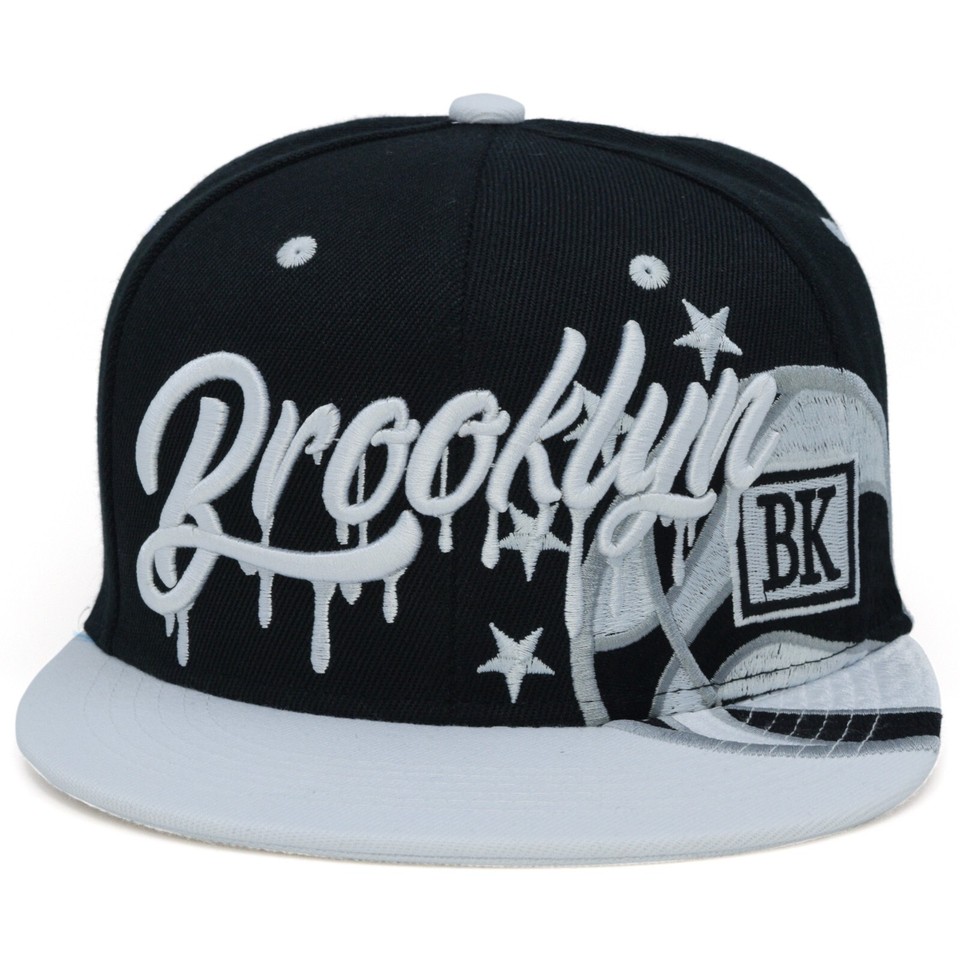 Brooklyn New Leader Colossal Drip City BK Basketball B Bridge Snapback ...