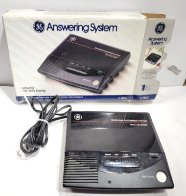 Vintage GE General Electric Answering System Dual Cassette 2-9862 | eBay