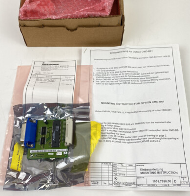 Cellular Test Equipment - Schwarz Cmd