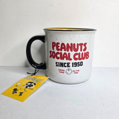 2025 Snoopy Peanuts Social Club Since 1950 - 75 Years - Coffee Mug ...