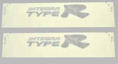 Honda Acura Genuine OEM Integra 94-01 DC2 Type R Side Decals Silver ...
