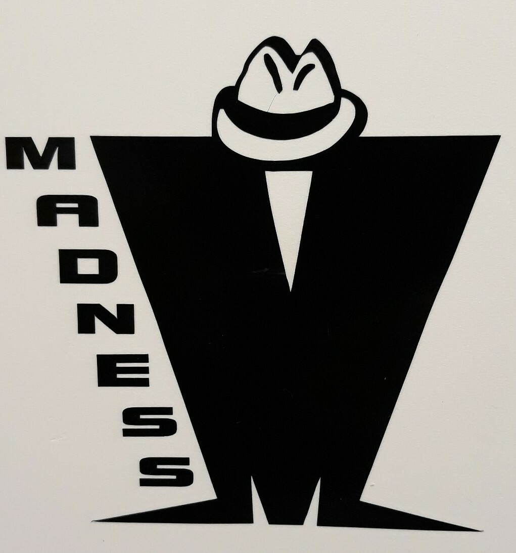Madness 4" x 3.5"" Car Vespa Lambretta Scooter Camper Van Decal | eBay UK