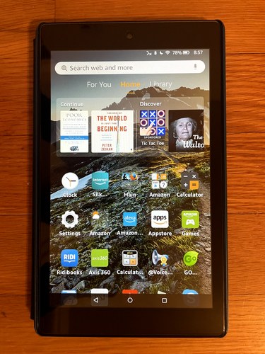 Amazon Kindle Fire HD 8 (7th Generation) 16GB, Black, Bundle with ...