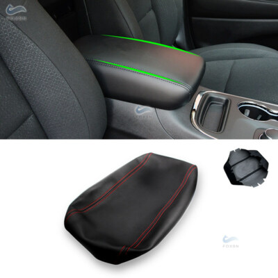 Leather Center Console Lid Armrest Panel Cover for Dodge Durango 2011 ...