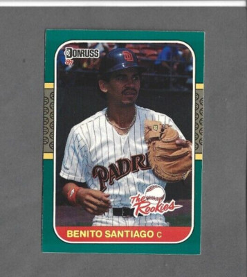 Benito Santiago RC San Diego Padres 1987 Donruss The Rookies #44 | eBay