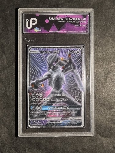 POKEMON - SHADOW BLAZIKEN GX - GRAAD - NO PSA BGS - LIMITED - 81 OF 100 ...