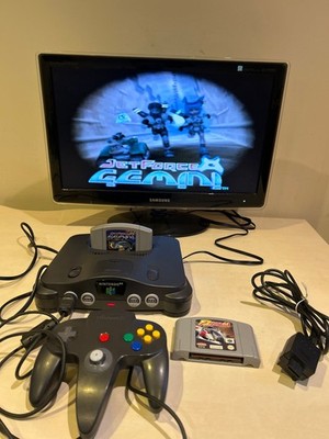 Nintendo N64 Console Bundle with Controller and 2 Games AV RF Cable ...