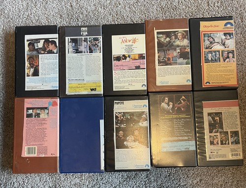 Bundle Lot of 9 BETAMAX BETA MOVIES “ONE VHS” Popeye Beverly hills cop ...