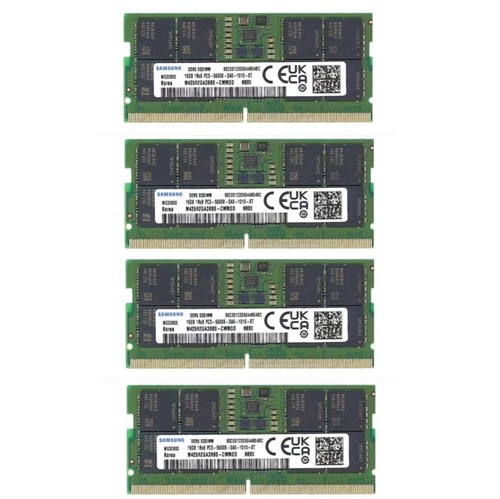 Samsung 64GB 4X 16GB DDR5 5600MHz PC5-44800 SODIMM Memory Ram ...