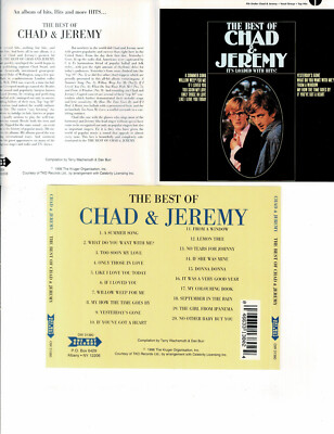 CHAD & JEREMY - BEST OF (CD 1996) **20 TRACKS** | eBay