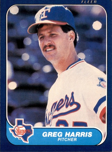 Greg Harris #561 1986 Fleer | eBay