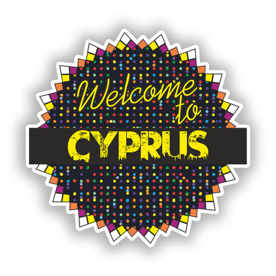 2 x Welcome To Cyprus Vinyl Stickers Travel Luggage #7819Â | eBay UK