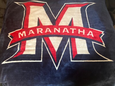 Maranatha Red White Blue 80” x 60” Heavy Spectator Blanket SoCal High ...