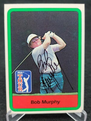 1981 BOB MURPHY DONRUSS AUTOGRAPH PGA TOUR GOLF CARD GUARANTEED ...