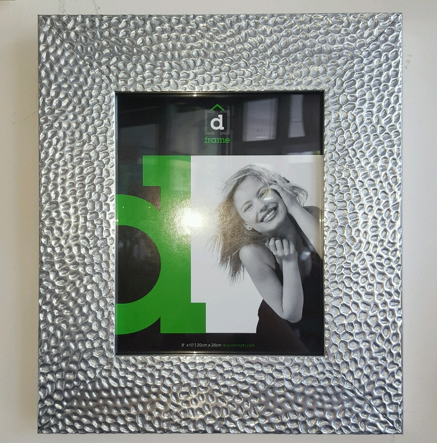 Large pressed metal bubbly silver photo / picture frame rrp $39.95 | eBay